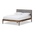 Baxton Studio Clifford Mid-Century Platform Bed, Multiple Sizes ...