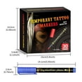 shyuyusa Temporary Tattooss Pen Detachable Tattooss Body Marker ...