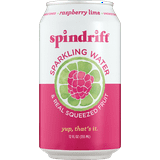Spindrift Flavorful Raspberry Lime Sparkling Water, 12 Fl. oz. Cans ...