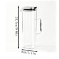 Hometravel 1500ml Large Capacity Cold Water Pot, Summer Household Glass ...
