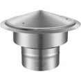 BENTISM Chimney Cap 6-inch 304 Stainless Steel Round Roof Rain Cap ...