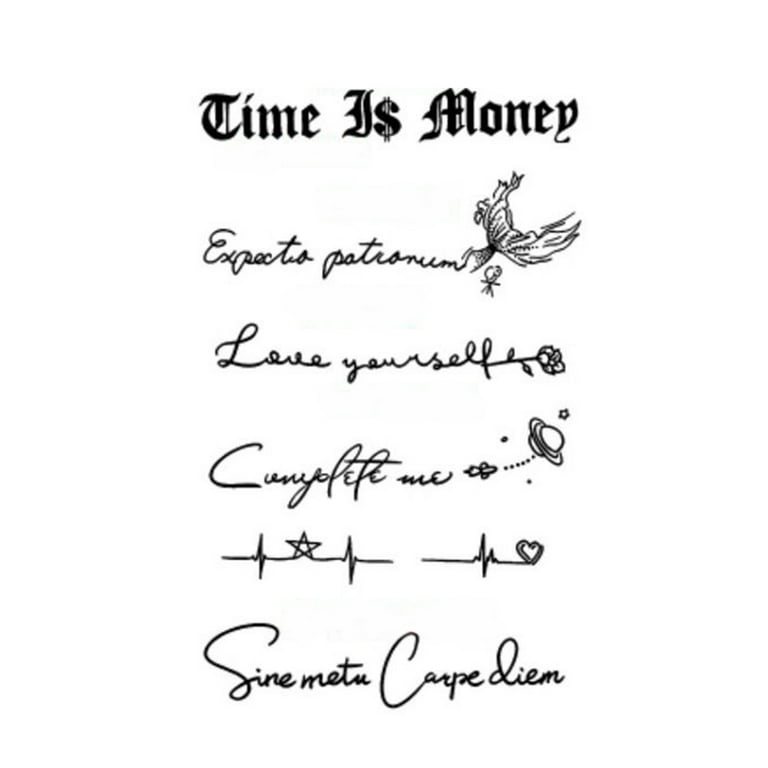 Time Is Money Tattoo Art