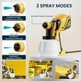 6.6FT Power Sprayer, 750W HVLP High Power , 6 Copper Nozzles, 3 ...