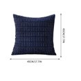 Corduroy Pillowcases, Solid Color Square Cushion Covers, Soft Throw ...