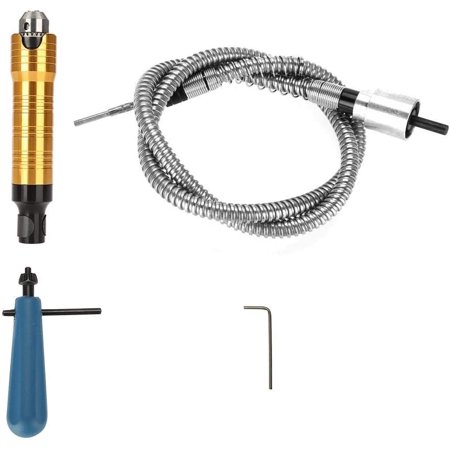 6mm Flexible Shaft Attachment Aluminum Alloy Shaft Rotary Tool with 0.5 ...