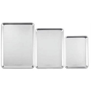 Walchoice Stainless Steel Bake Set of 9, Metal Cake Baking Pans ...