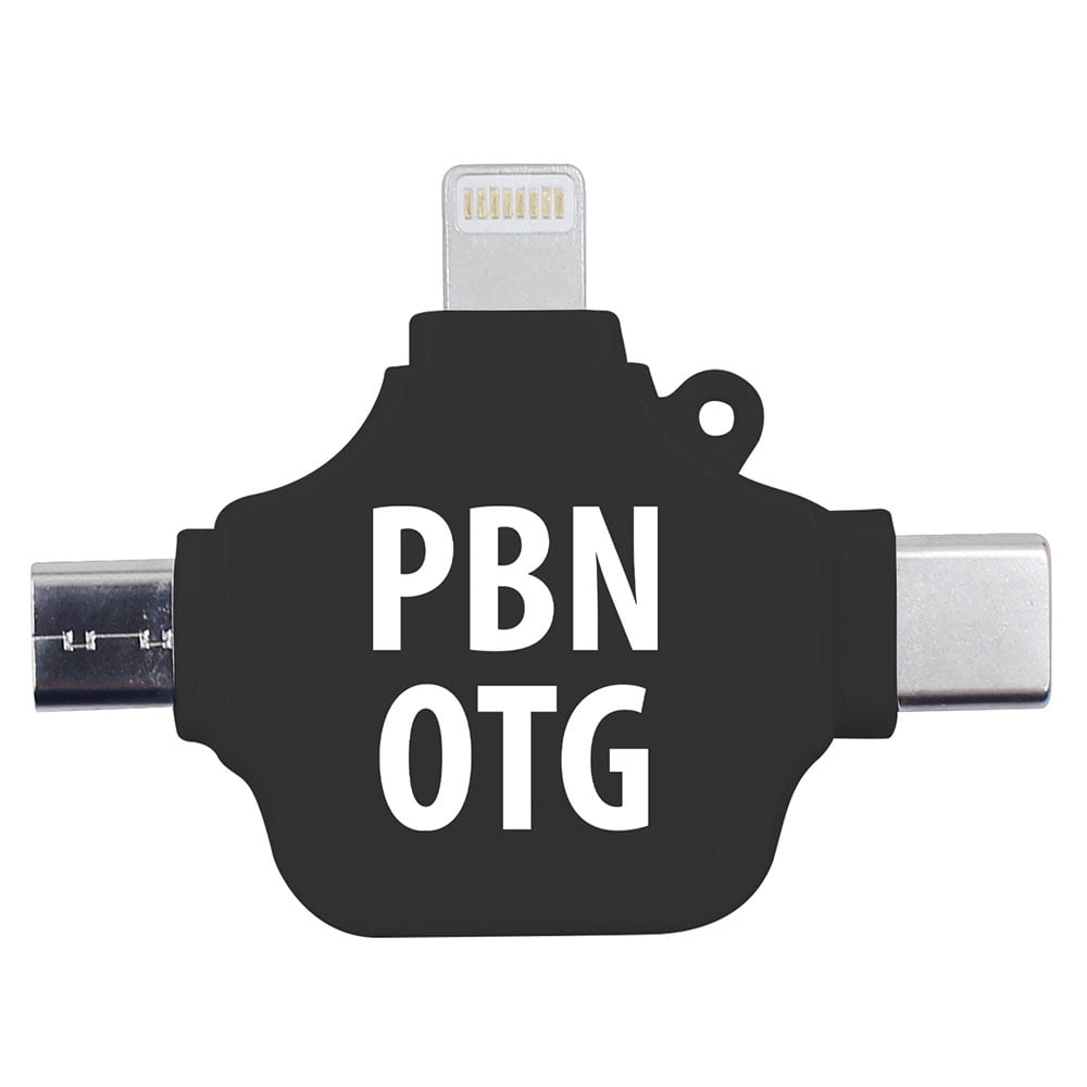 3-in-1 USB Adapter - Standard Female to USB-C Male, Micro USB, and ...