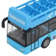 NFTIGB Bus Model Toy Alloy Pull Back Vehicle High Simulation City Bus ...