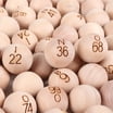 Bingo Balls - Multiple Color - 7/8 inch size - B1 to O75 - Walmart.com