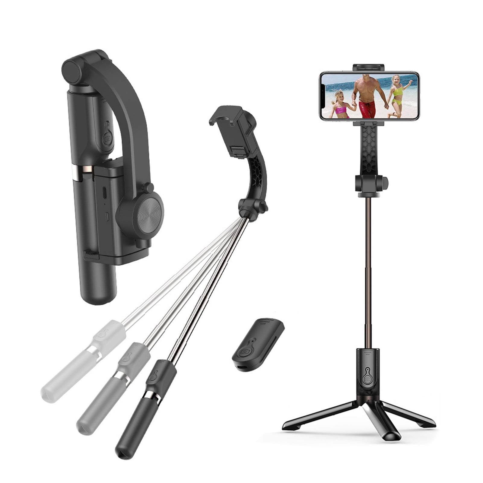 Multifunctional Handheld Smartphone Gimbal Stabilizer Extendable Selfie ...