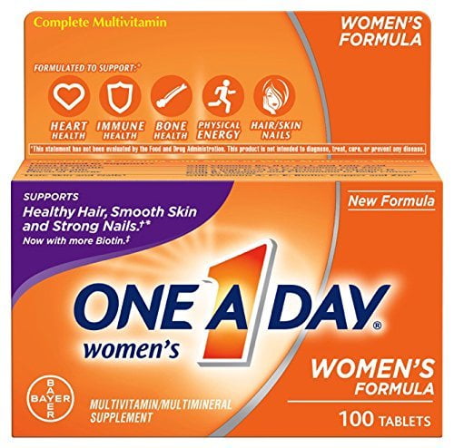 Buy One A Day Womens Multivitamin Tablets 100 Count Online At Lowest