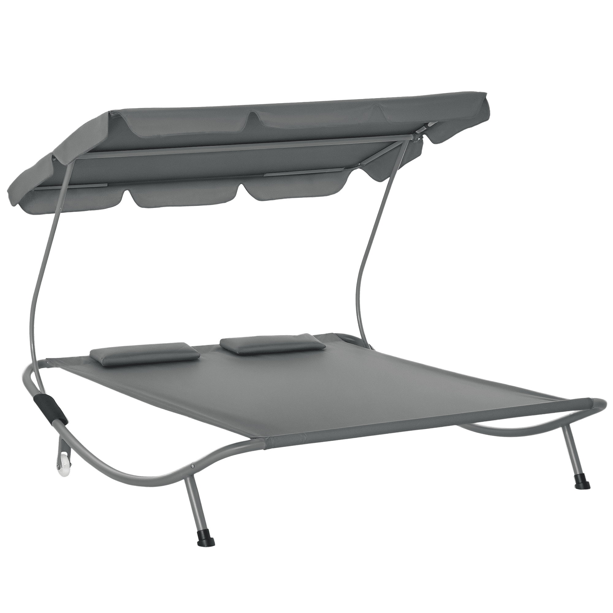 Click here for Outsunny Double Patio Lounger With Adjustable Cano... prices
