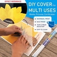 Clear Contact Paper Roll for Books, 17.5 in x 5 ft Clear Self Adhesive ...