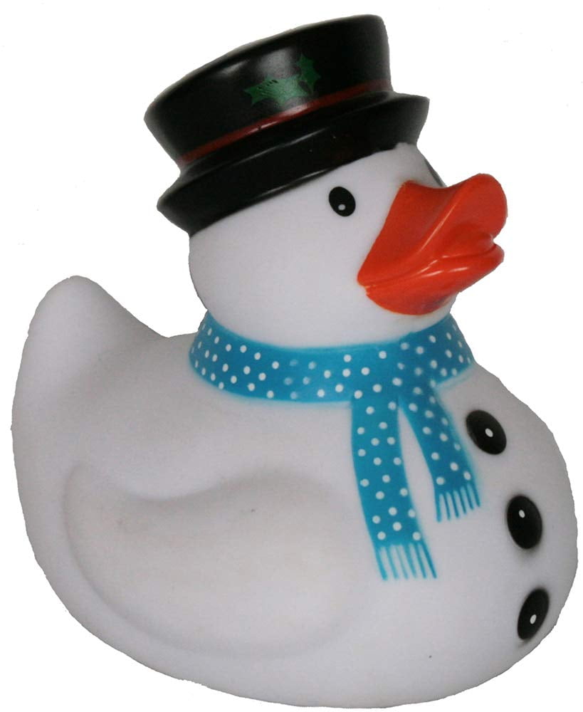 Snowman Rubber Duck Bigger than 5", Christmas Duck - Waddlers Brand ...