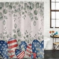 60x72 Inch Shower Curtains for Bathroom, 4th of July Bath Curtain Decor ...