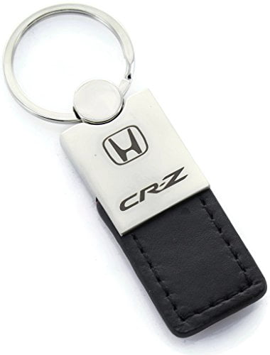 Honda CR-Z Keychain & Keyring - Duo Premium Black Leather - Walmart.com