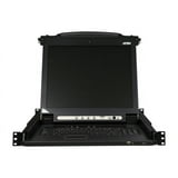 ATEN CL5708M 17" LCD 8 Port PS2/USB Combo KVM with Peripheral Sharing ...