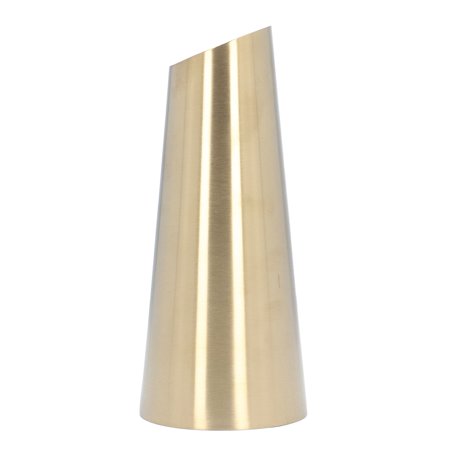Narrow Vase, Gold Vase Narrow Mouth Conic Shape For Office - Walmart.ca