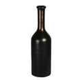 Privilege Contemporary Ceramic vase With Gold Finish 78198 - Walmart.com