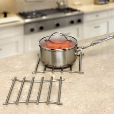 Home Basics Black Granite Trivet - Walmart.com