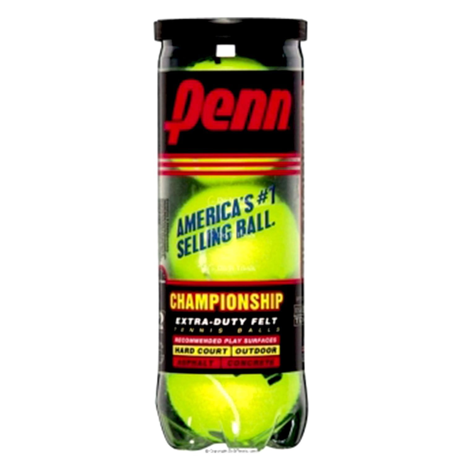Penn, Pelotas de Tenis Championship ultrarresistentes, 4 latas (12 ...