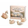 Bead Weaving Kit, Handmade Pearl Swan, Small Swan Ornaments, Bridal ...