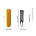 2Pcs Golf Fixer Golfs Green Divot Tool Strong Metal Bending Golfs Tool ...