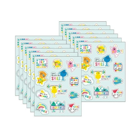 Carson Dellosa Education We Belong Motivators Shape Stickers, 72 Per ...