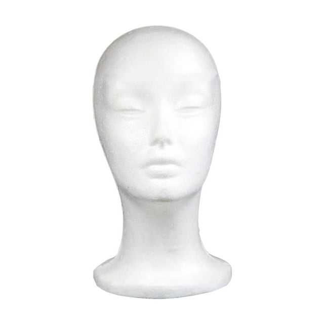 Foam Head Foam Mannequin Head Display Display Head Smooth Durable ...