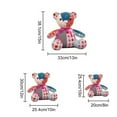 Memory Bear Template Ruler Set Teddy Bear Pattern Acrylic Memory Bear ...