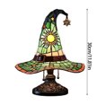 Resin Witch Hat Bedside Lamp Night Light for Kids Room, Living Room ...