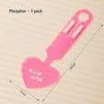 Luggage Tags Love Shape(Pink) - Pvc Fluorescent Suitcase Tags ...