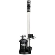 Flotec 1/3 hp 3000 gph Thermoplastic Submersible Pedestal Sump Pump ...