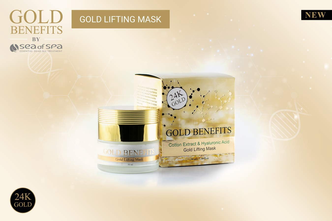 Gold Lifting Mask, A gentle and calming mask, adding the maximum ...