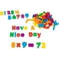 Educational Insights Magnetic Alphabet and Numbers, Set of 99 Uppercase ...
