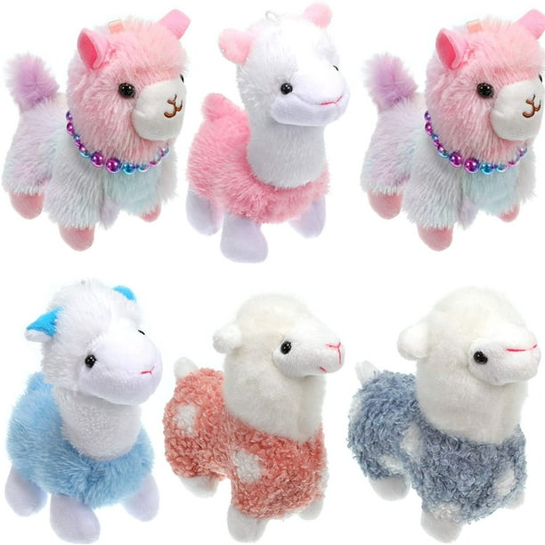6 Pieces Mini Llama Plush Stuffed Animal Toys Alpaca Animal Stuffed ...