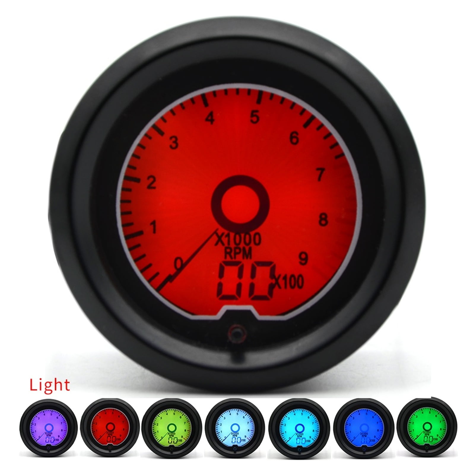 2" 52mm Boost Water Temp Oil Temp Volt Vacuum Tachometer EGT Air Fuel ...
