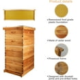 10-Frame Bee Hive Complete Beehive Kit Beeswax Coated Beehive Include ...