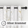 Lfeey Black out Curtains for Living Room Thermal Insulated Grommet Top ...