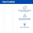 24 PACK New Construction Mounting Plate with Symmetric Round Hole 4 ...