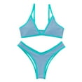 Prolriy Bikini Sets for Women, Women's Fashion Color Block Bikini ...