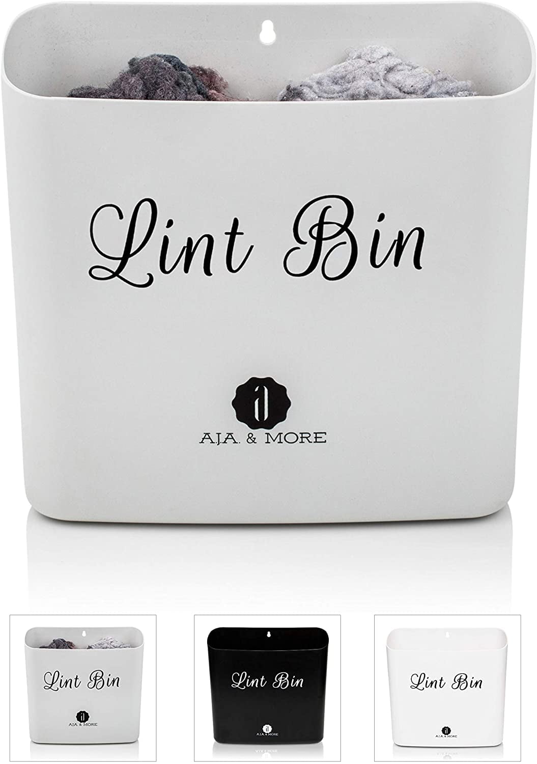 Lint Holder Bin for Laundry Room by A.J.A. & More | Space Saving Waste ...
