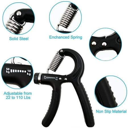 Set Of 2 Hand Exerciser, Finger Weight Hand Finger Muscle Trainer ...