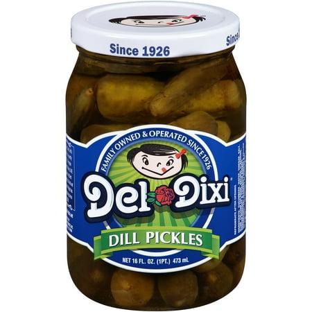 Del-Dixi Dill Pickles, 16 fl oz - Walmart.com