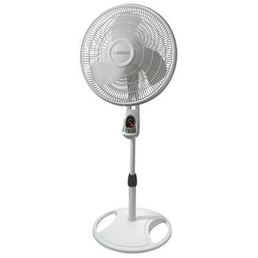 Optimus 18" Black Oscillating Stand Fan with Remote Control - Walmart.com