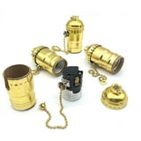 TEAMWILL Pull Chain Light Bulb Socket Replacement, E26 E27 Base, 250W ...