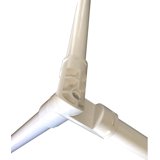 Adjustable Joint Fitting 1" 3-Way - Furniture Grade PVC Fitting ...