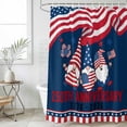 66x72 Inch Shower Curtains for Bathroom, American Flag 250 Year ...