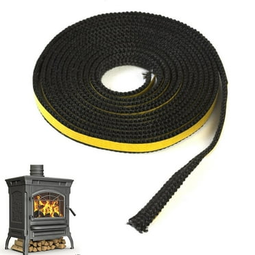 14/16mm Fireplace Stove Door Gasket Cord Fiberglass High Temperature ...