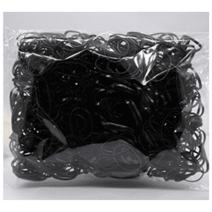 Ligas elásticas de colores desechables y pequeñas para el cabello para ...